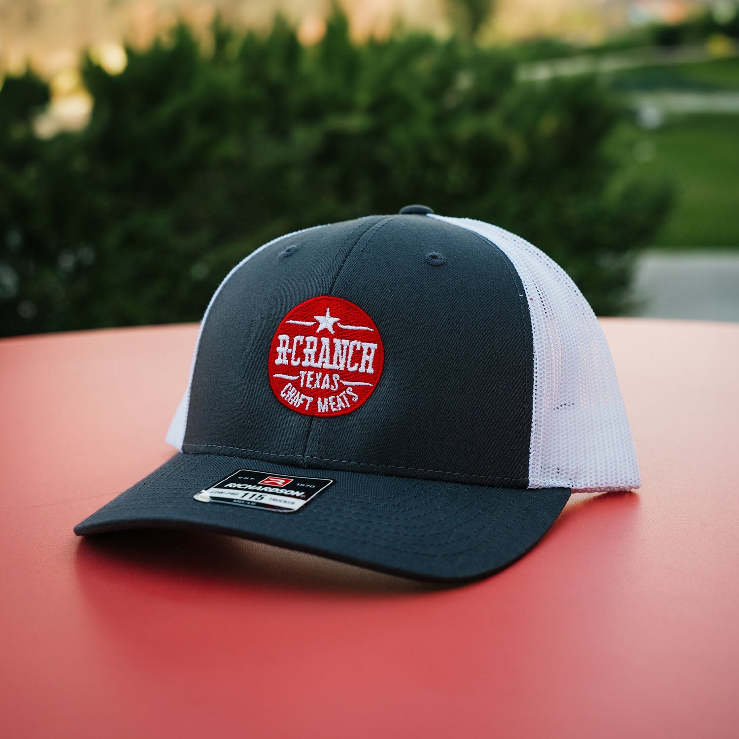 R-C Patch Snapback Hat - Charcoal & White – RCRanch